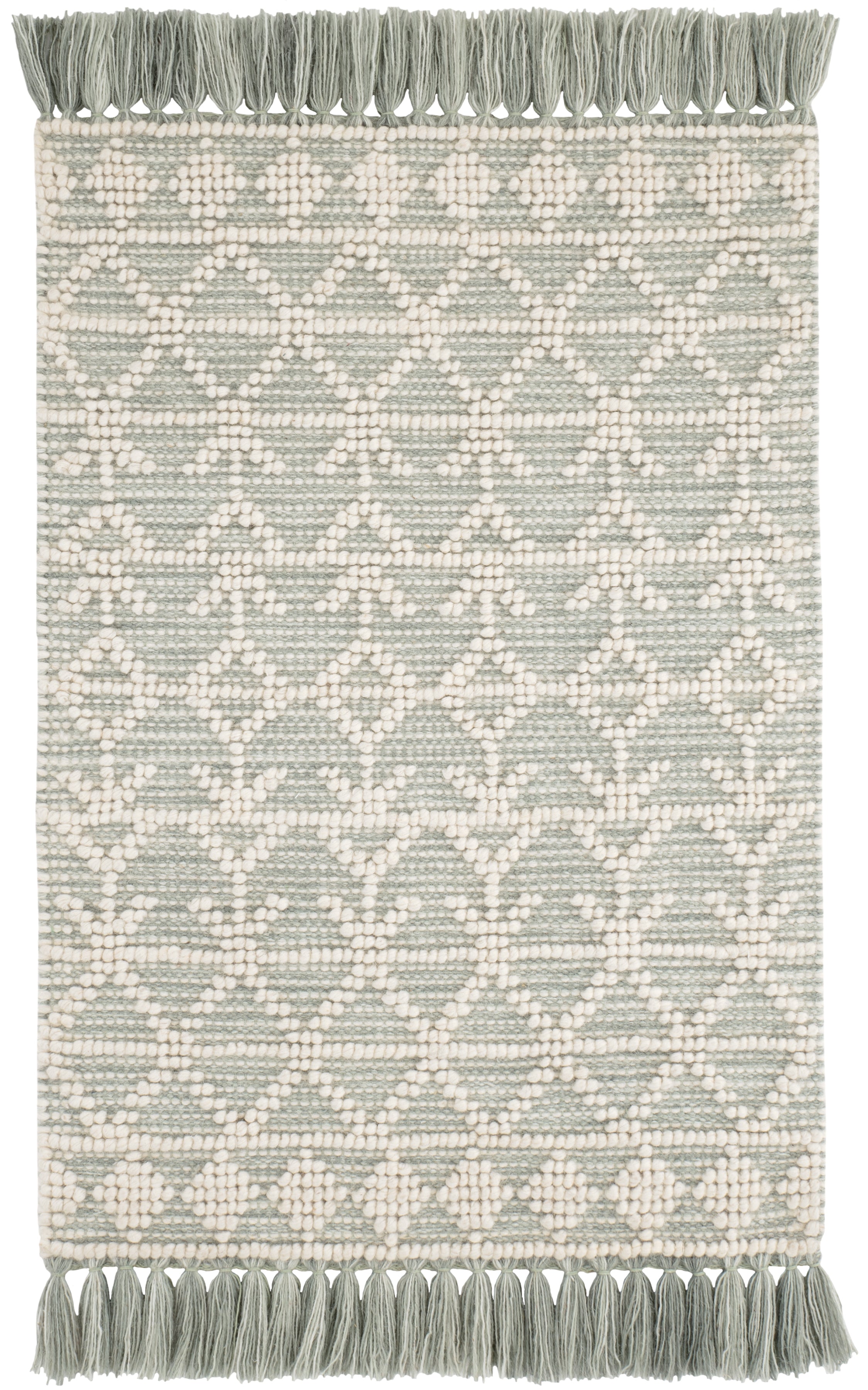 Pembrook Desert Sage Handwoven Wool Rug – Maine Cottage