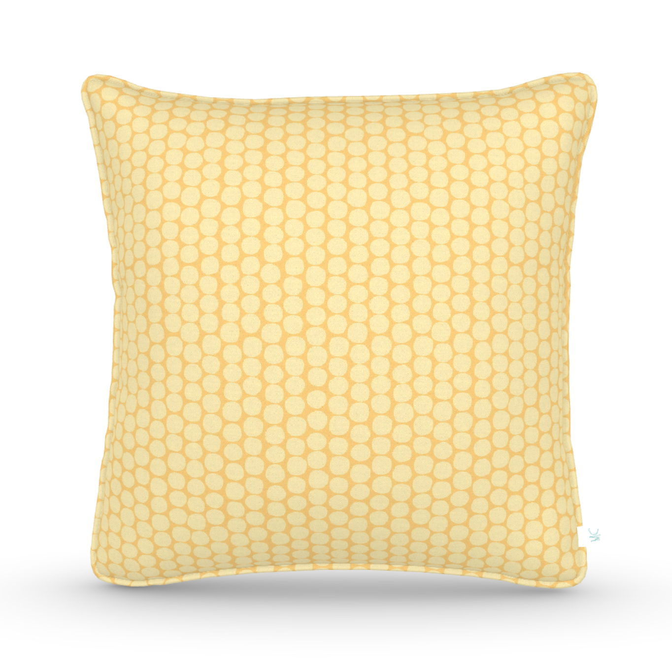 Decorative Throw Pillow in Hotty Dotty: Ale – Maine Cottage