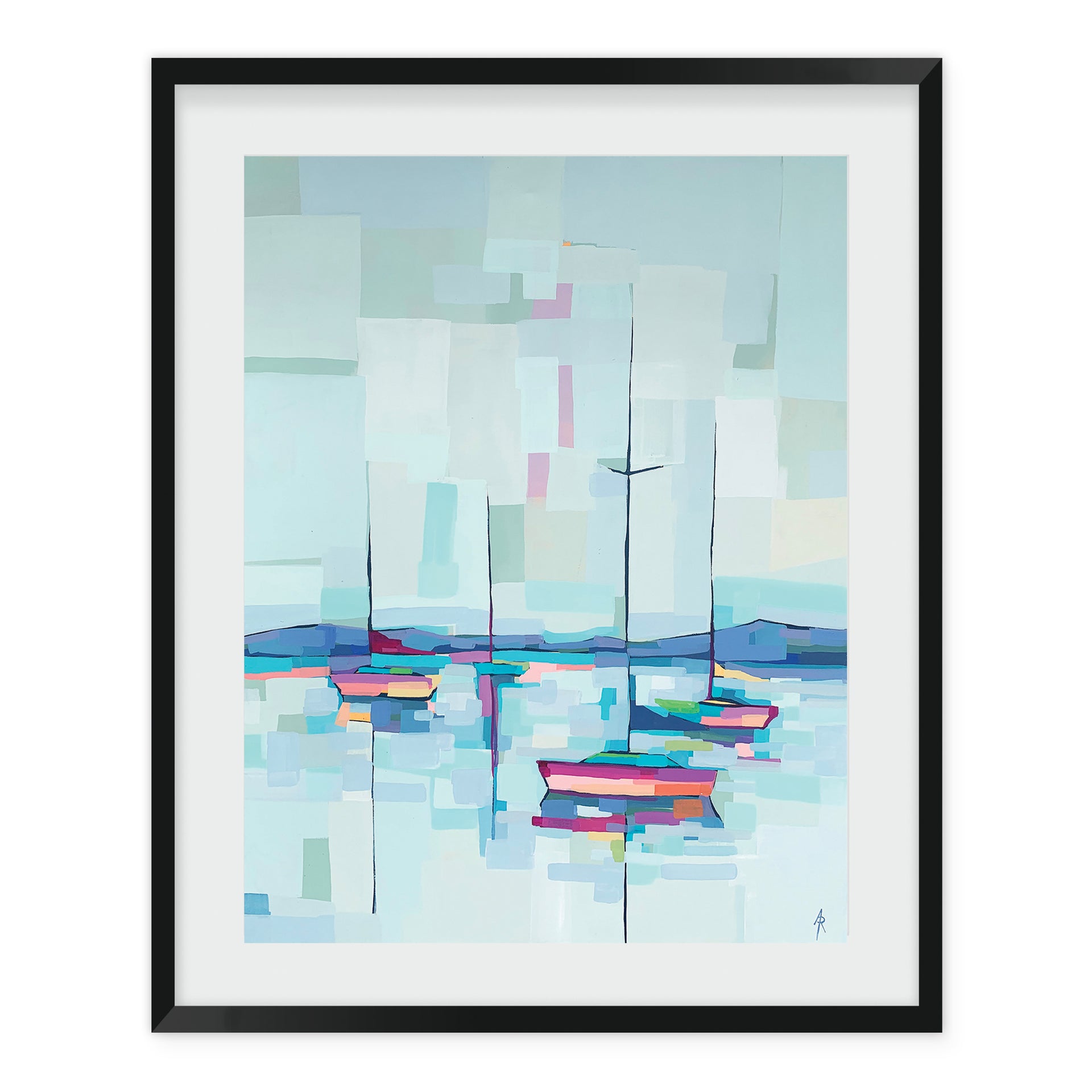 Alma Ramirez Seascape Paintings | Exclusive Abstract Ocean Art – Maine ...