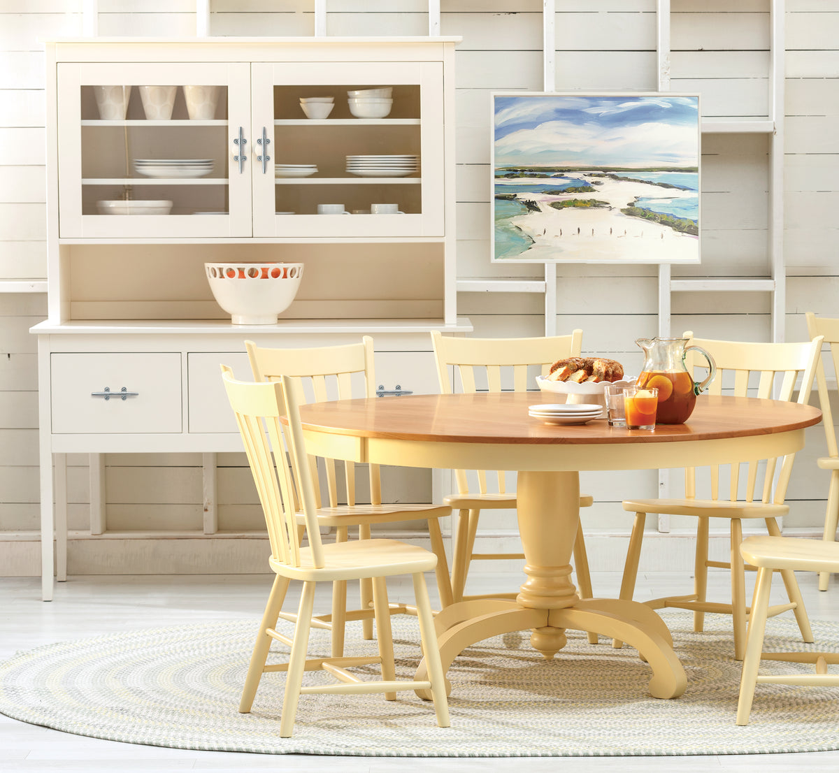 Coastal Dining Tables | Colorful Hand Crafted & Painted Tables – Maine ...