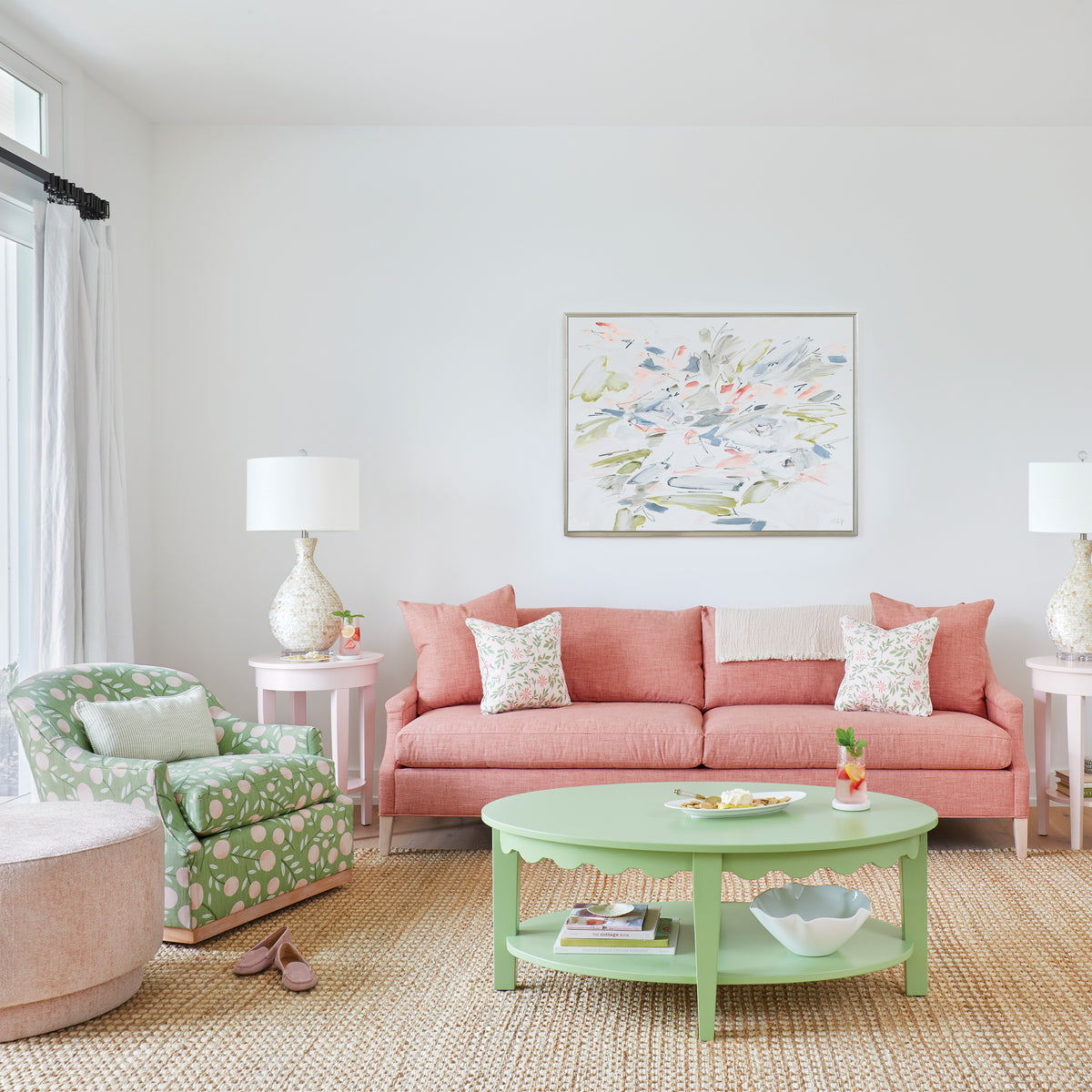 Colorful Coastal Sofas | Colorful Beach Home Cottage Couches – Maine ...