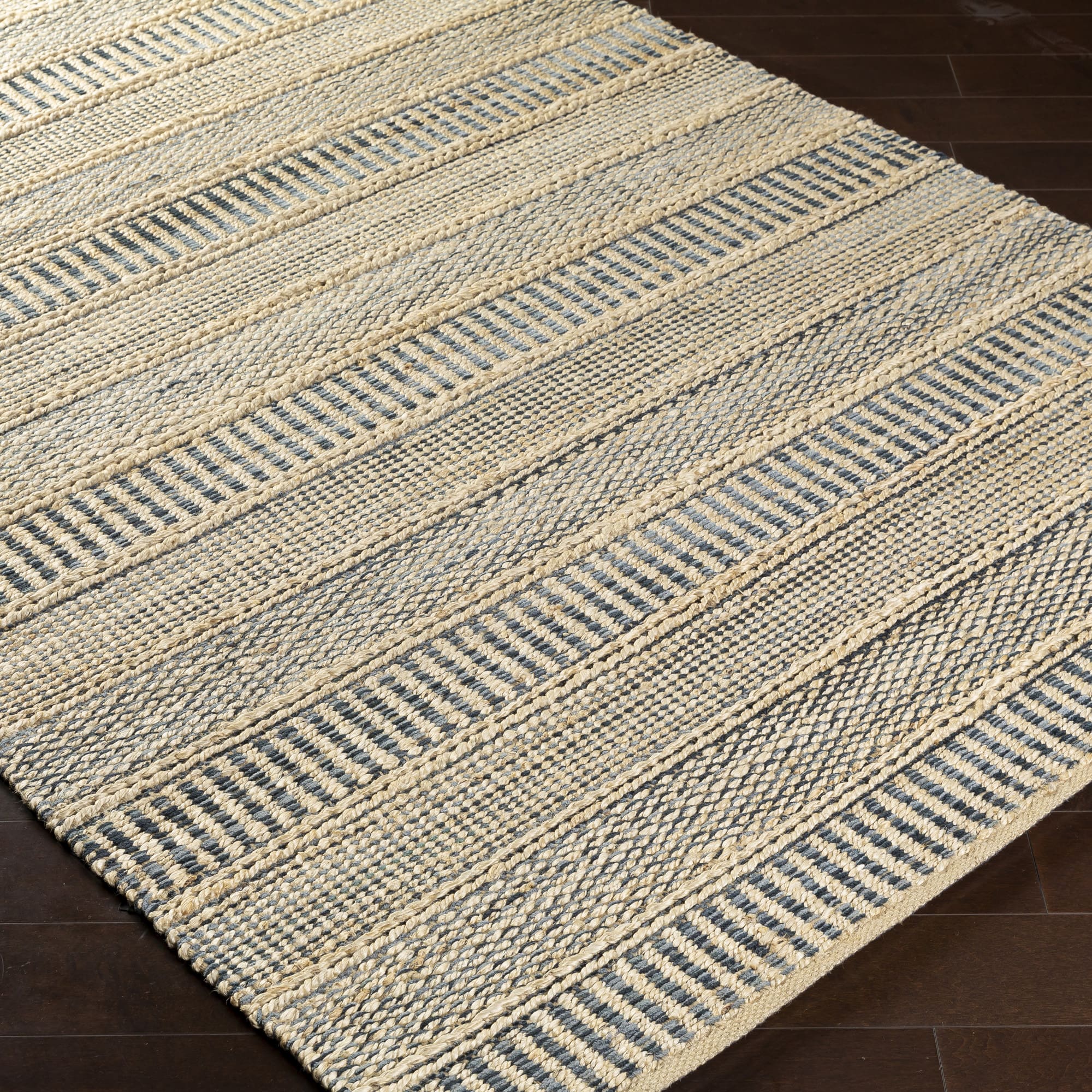 Lineage Rug - Blue Jute | Maine Cottage¨